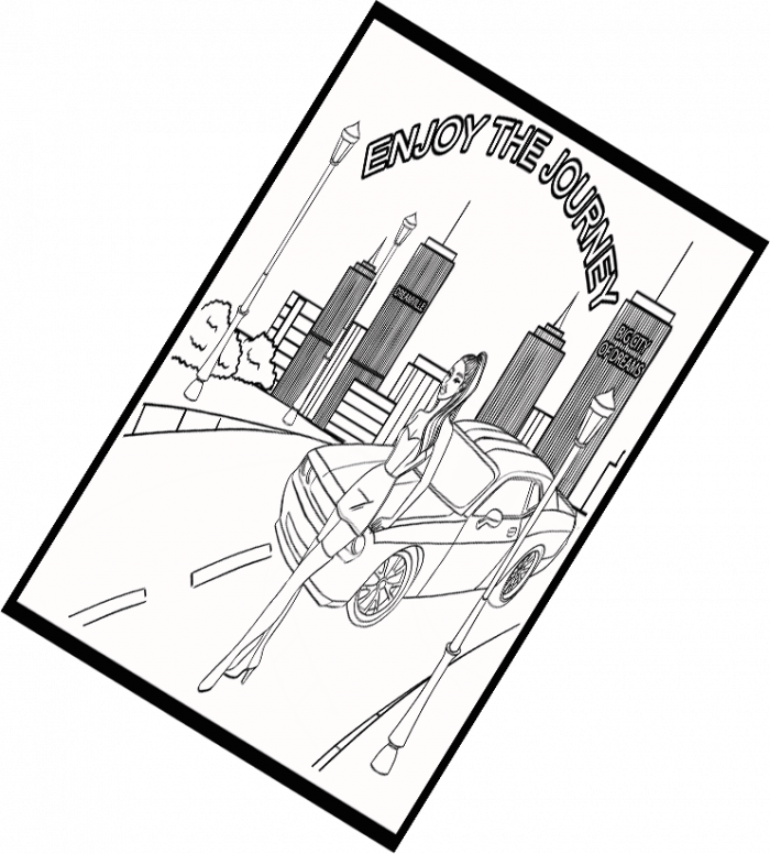 Color Your Dreams into Reality Adult Coloring Book - Dejha B Coloring